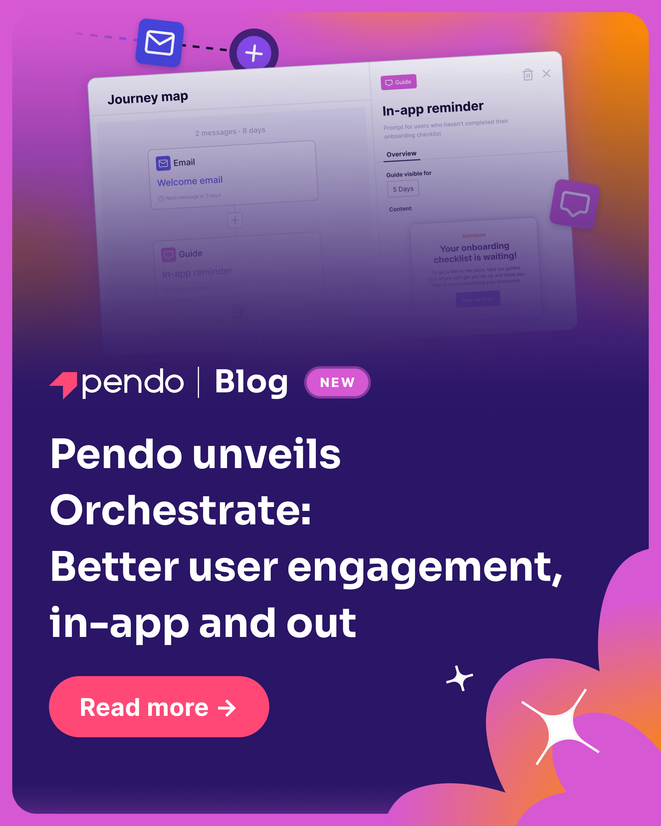 Meet Pendo Orchestrate: Personalized product communications, in-app and out - Pendo Blog